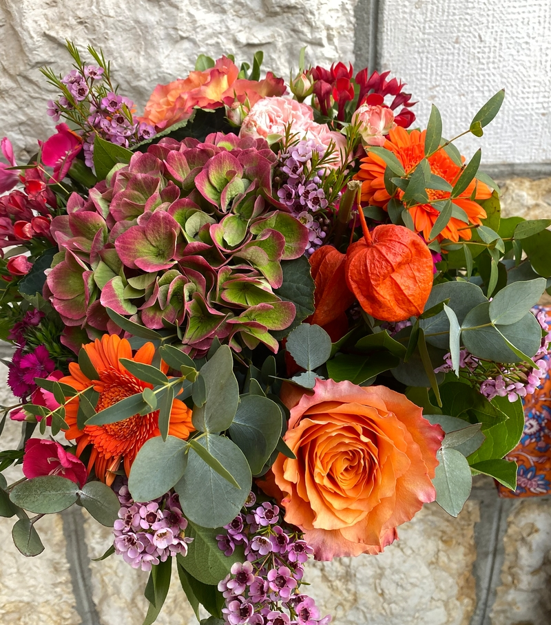 Bouquets of seasonal flowers - faast delivery in Geneva